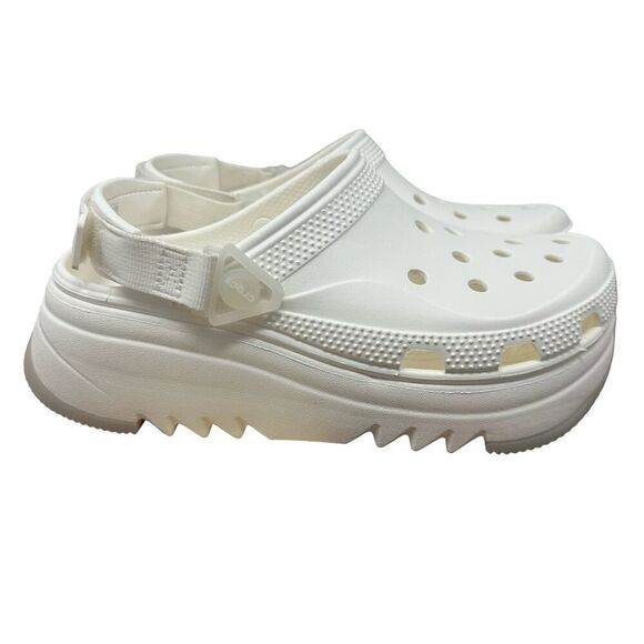 CROCS | Shoes | Crocs Hiker Xscape White Platform Clogs 2836500 Womens ...